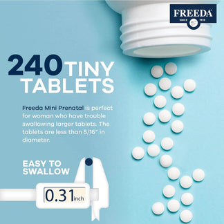Mini Prenatal - Tiny Tablets Prenatal Vitamin – Freeda Health
