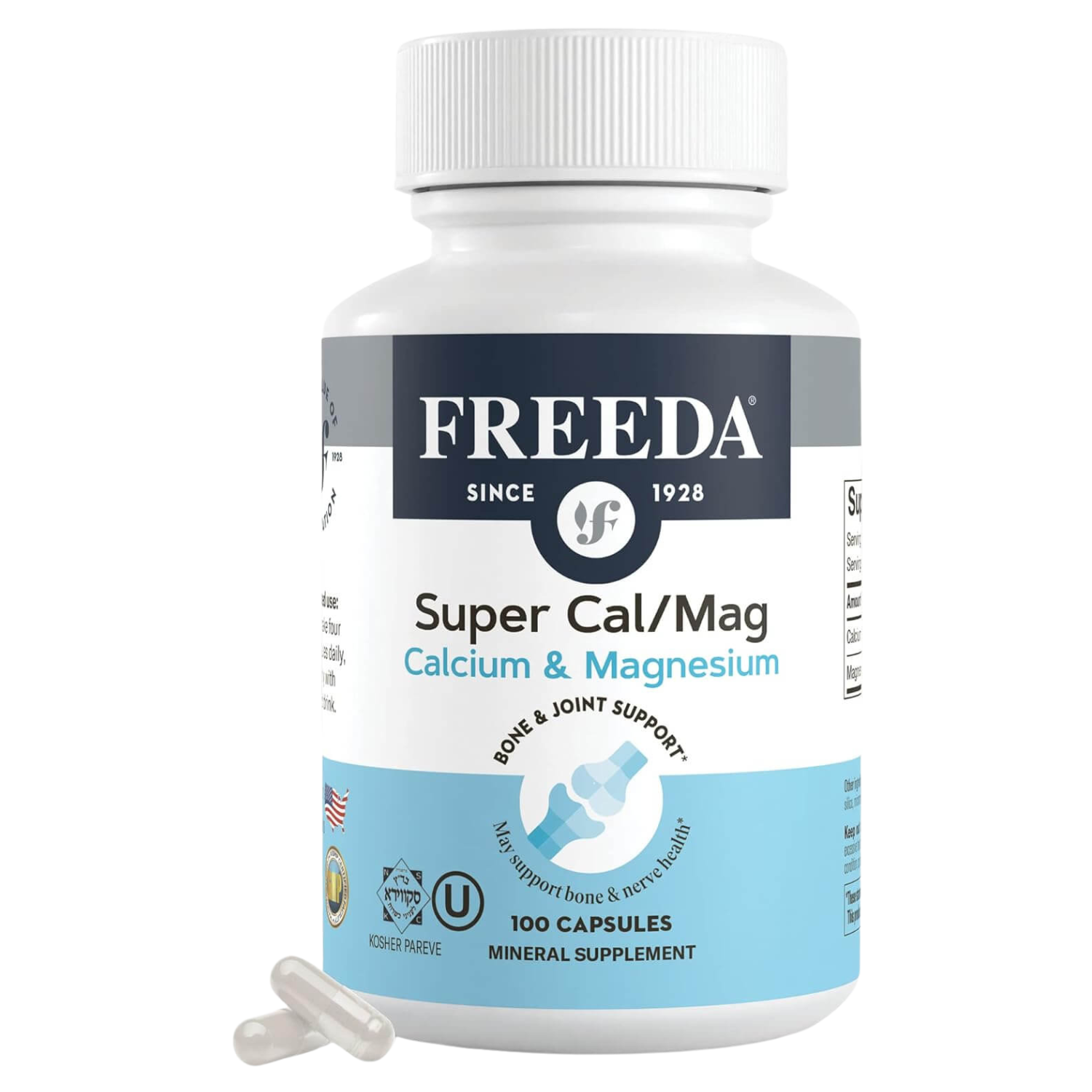 Super Cal/Mag – Calcium & Magnesium Bone Support | Freeda – Freeda Health